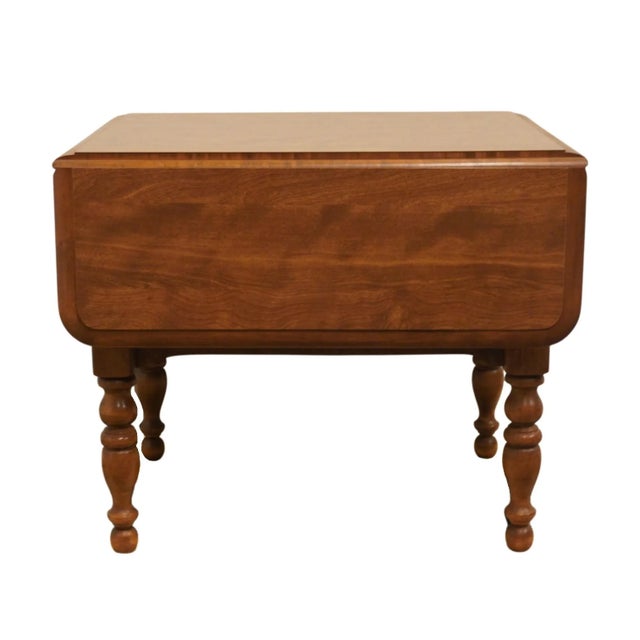 Ethan Allen Heirloom Nutmeg Maple Colonial Early American 37" Accent ...
