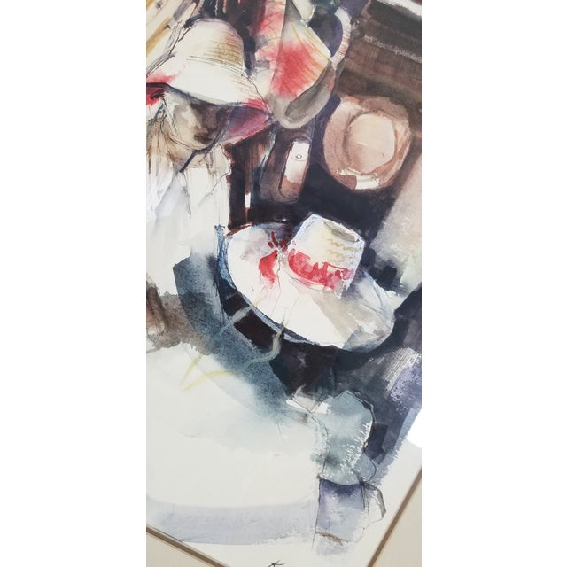 Vintage Sylvia Gittlen Krissoff Still Life Watercolor Painting | Chairish