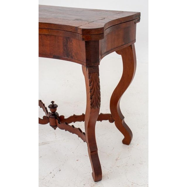 American Victorian Console Card Table | Chairish