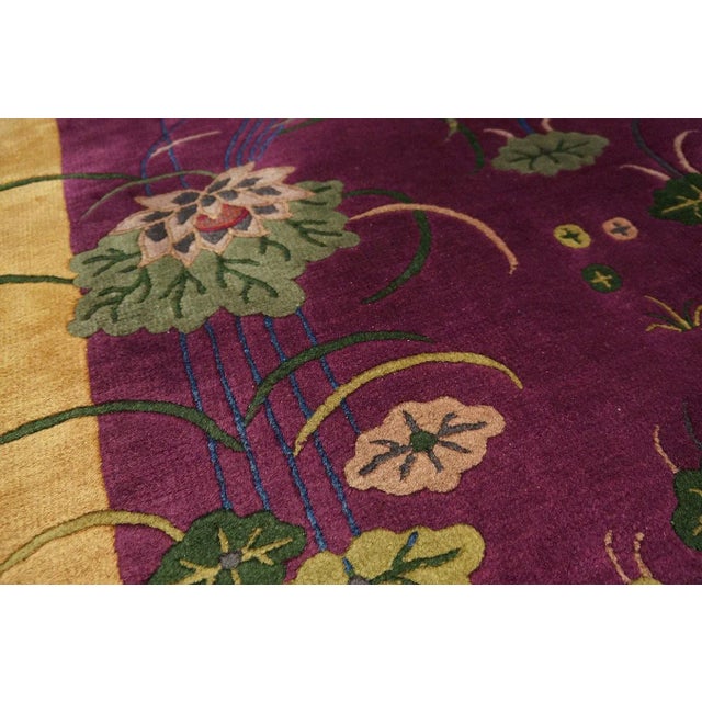 1920s Antique Chinese Art Deco Rug ( 8'10" X 11'6" - 270 Cm X 350 Cm ...