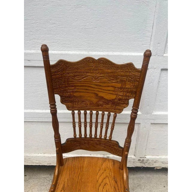 Late 20th Century Set of Four Vintage French Country Style Pressed Back ...