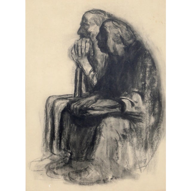 1940s Selbstbildnis Mit Karl Kollwitz 18 Collotype By Kathe Kollwitz