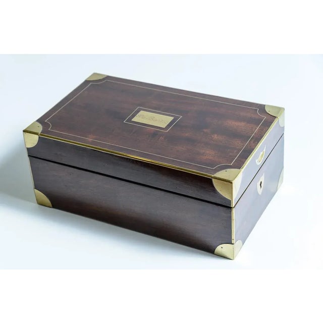 Military Officer's Fitted Campaign Box | Chairish