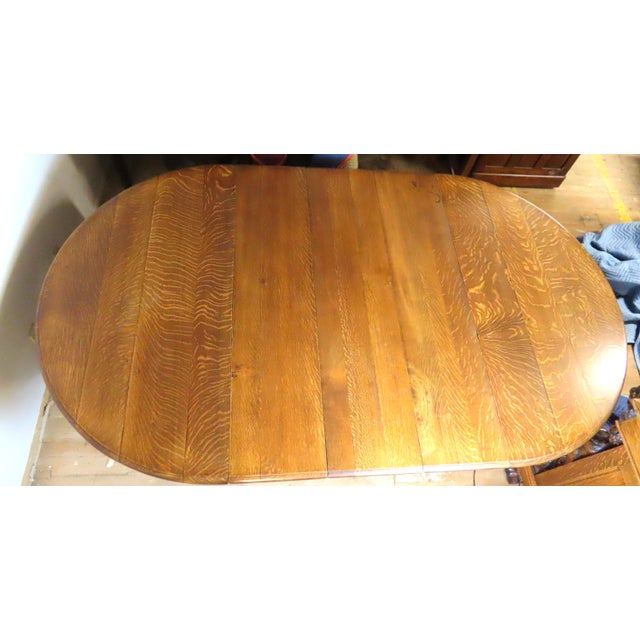 Antique Victorian R. J. Horner Dining Table & Chairs | Chairish