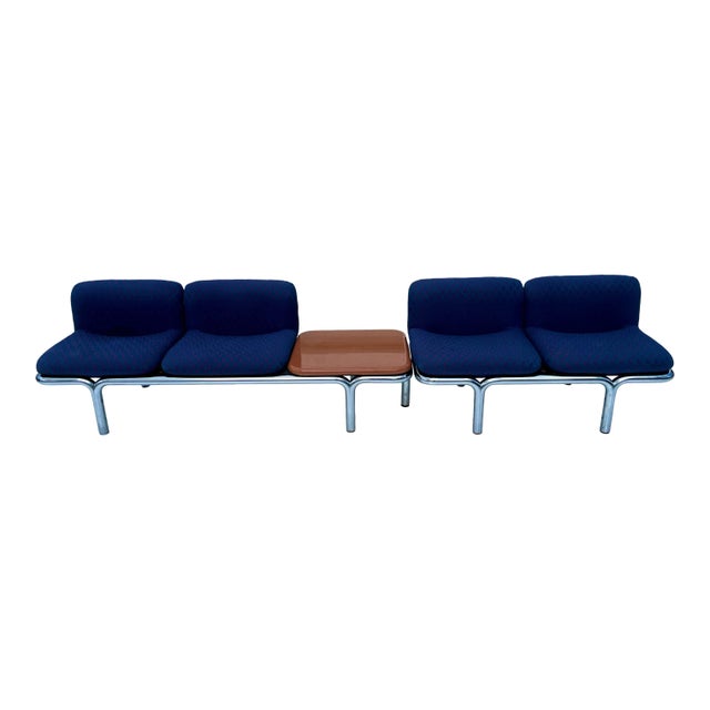 Chrome Tubular Sofa Set by Brian Kane for Metropolitan | Chairish