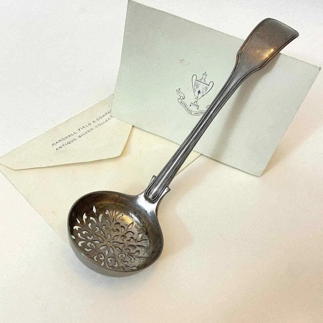 Victorian Sugar Sifter Sterling Silver 1871 Antique Hyam Hyams Marshall ...
