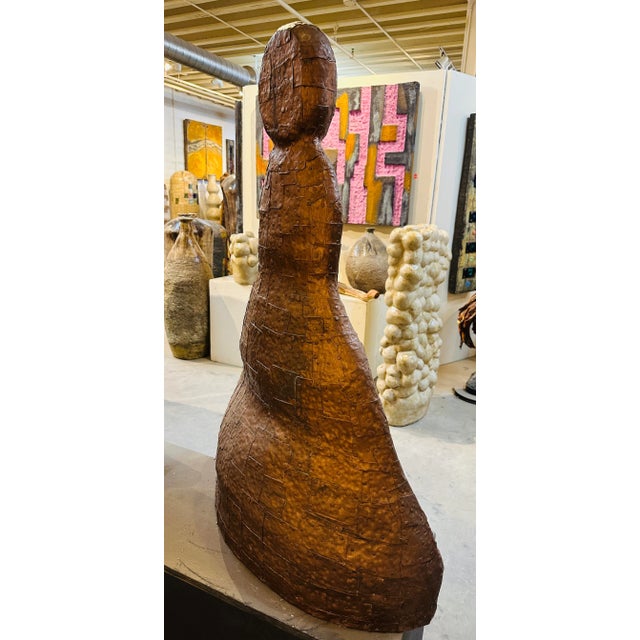 Modern Brutalist Aluminum and Zinc Hand Tapped Metal Sculpture by Mark ...