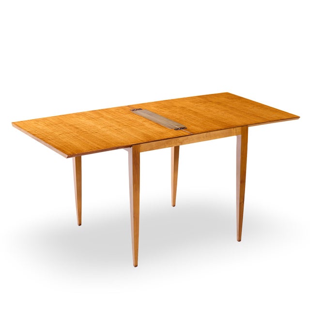 Gio Ponti for Singer & Son Mid Century Teak and Brass Flip Top ...
