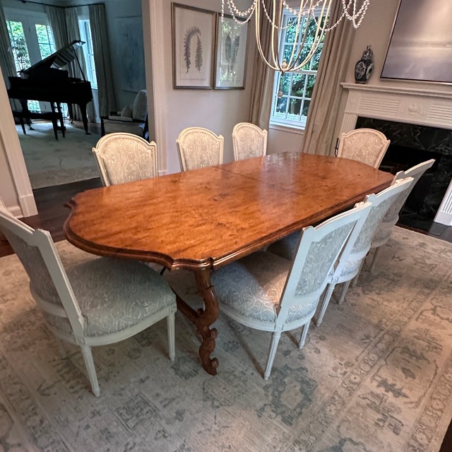 Mike Bell Carved French Country Dining Table | Chairish