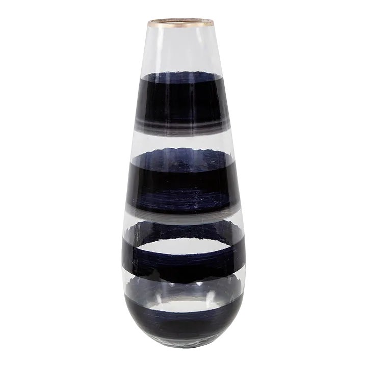 The Vector Glass Torpedo Vase, Tall | Chairish