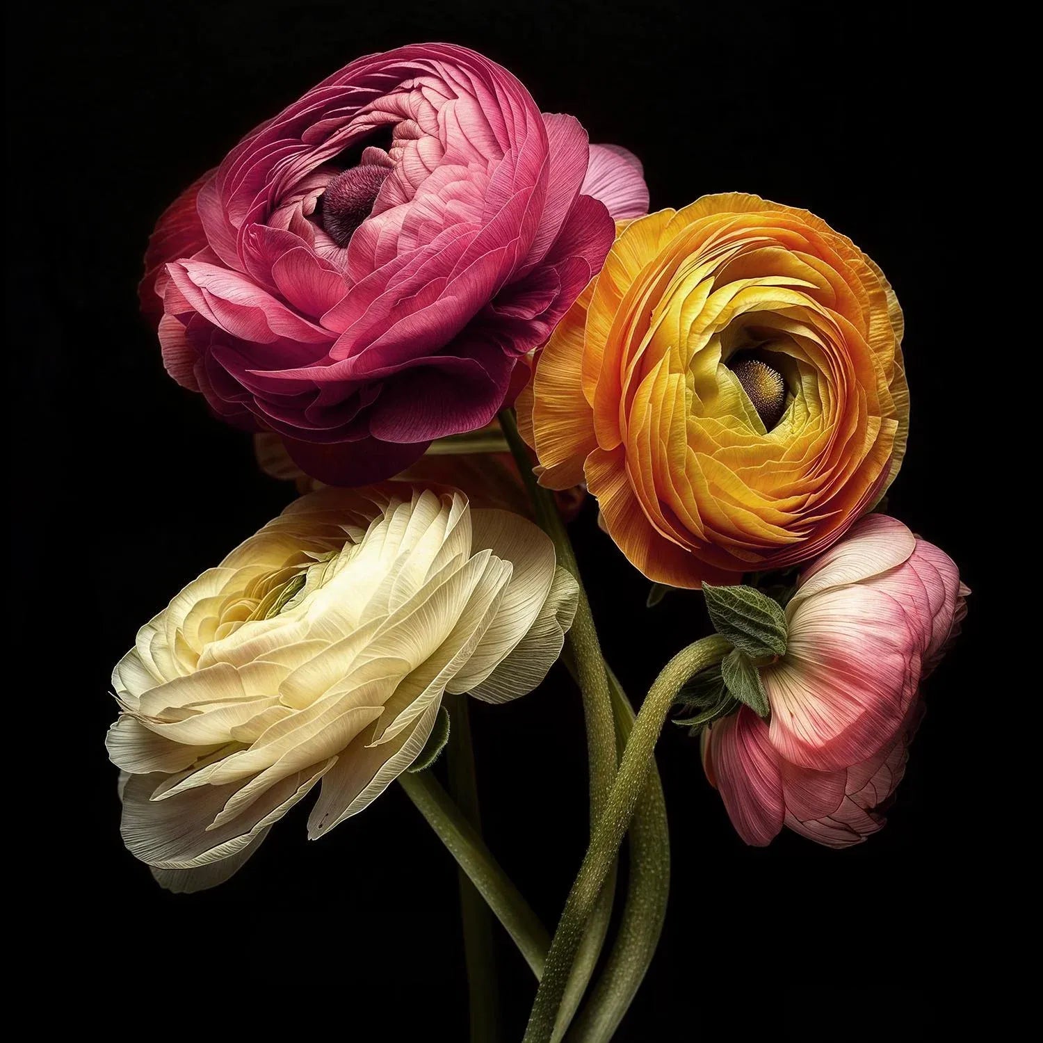 "Ranunculus 4" Contemporary Botanical Photograph | Chairish