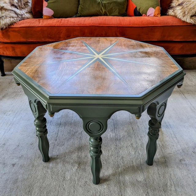 Octagonal Coffee Table | Chairish