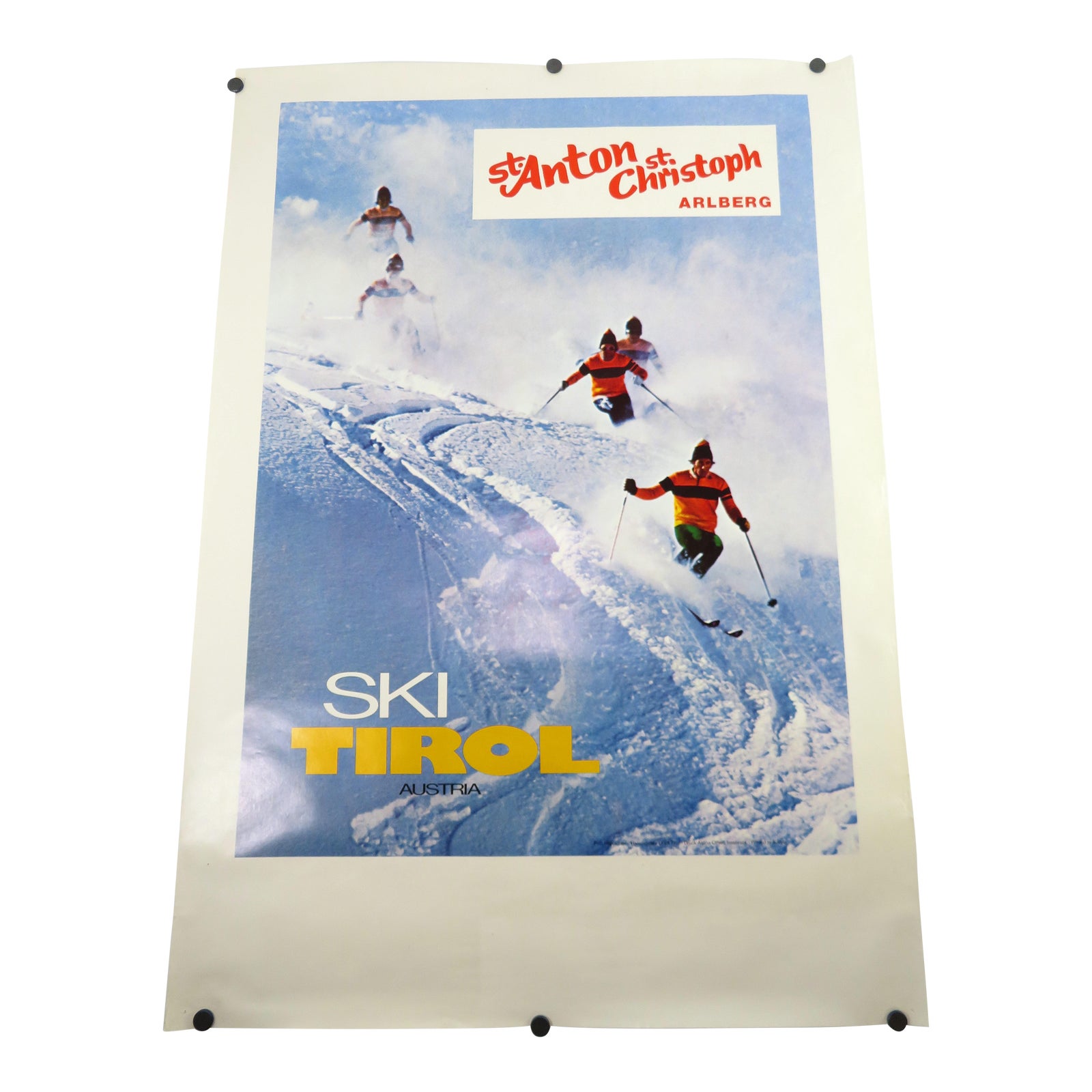 True Vintage Ski Tirol Travel Poster ~ St Anton / St Christoph ...