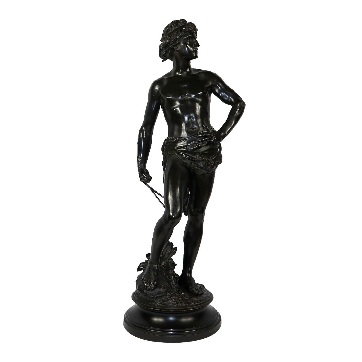 A. Gaudez, David, Late 19th Century, Bronze | Chairish