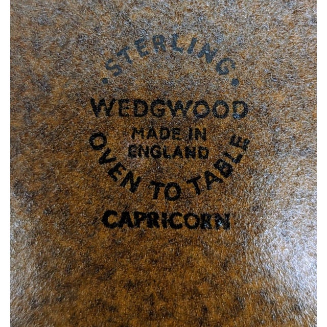 1970s Wedgwood Sterling Capricorn Dinner Plates, Set of 4 | Chairish