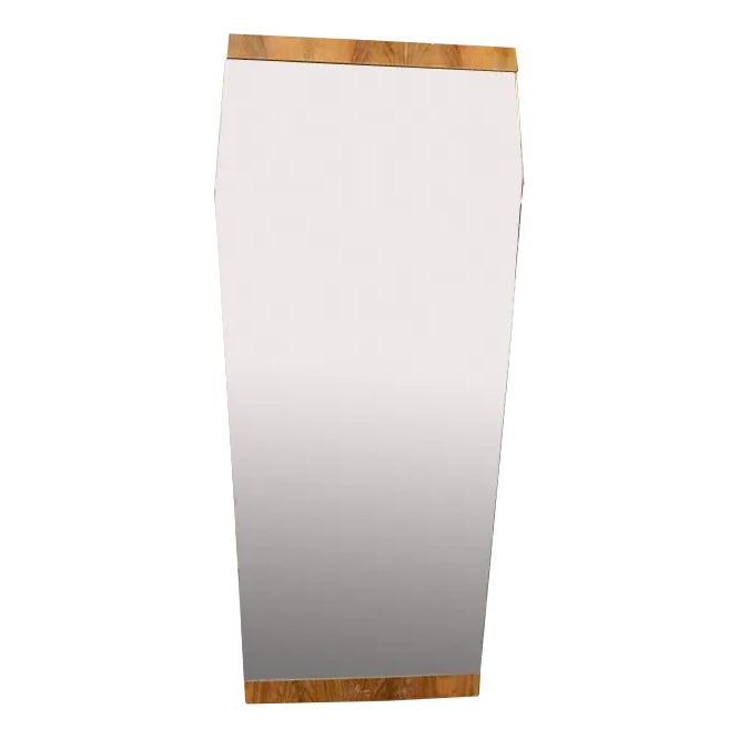 Rectangular Scandinavian Rearview Mirror | Chairish