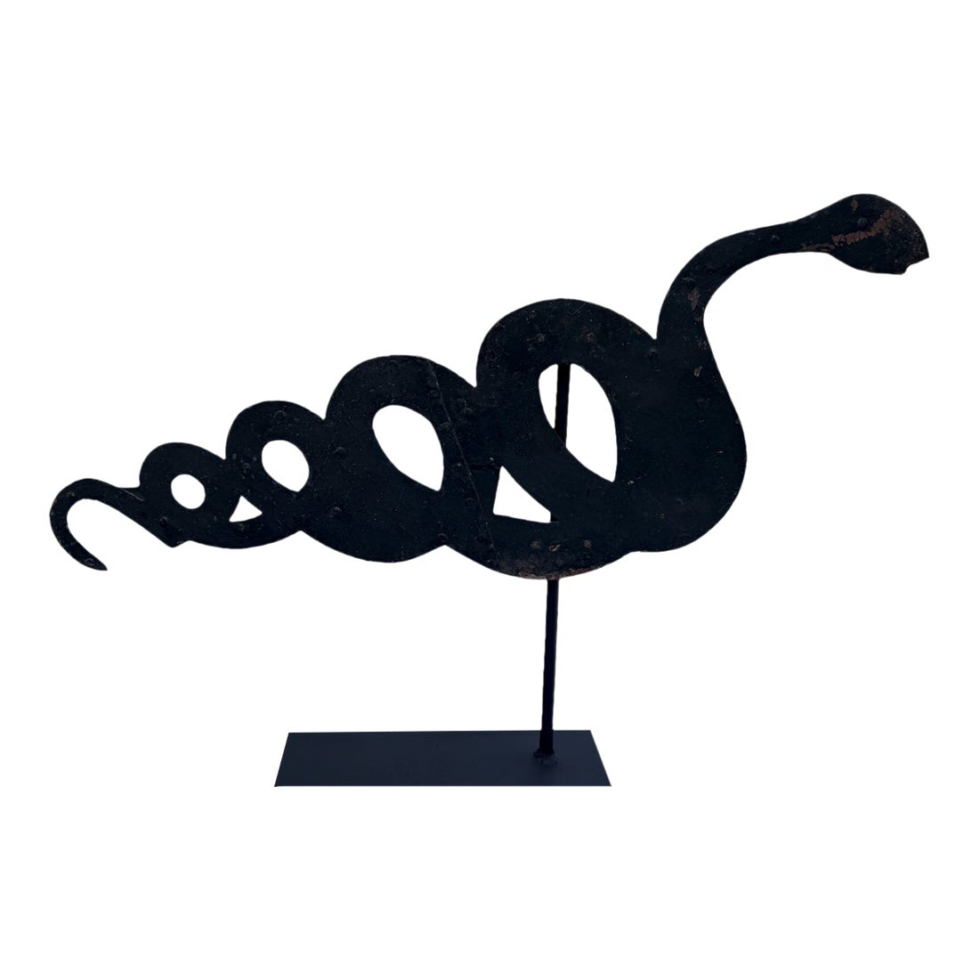 Rare 19th-Century Iron Serpent Weathervane, American Folk Art, Ca. 1850 ...