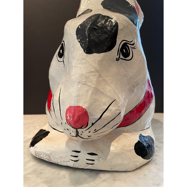 Large Papier-Mâché Bunny | Chairish