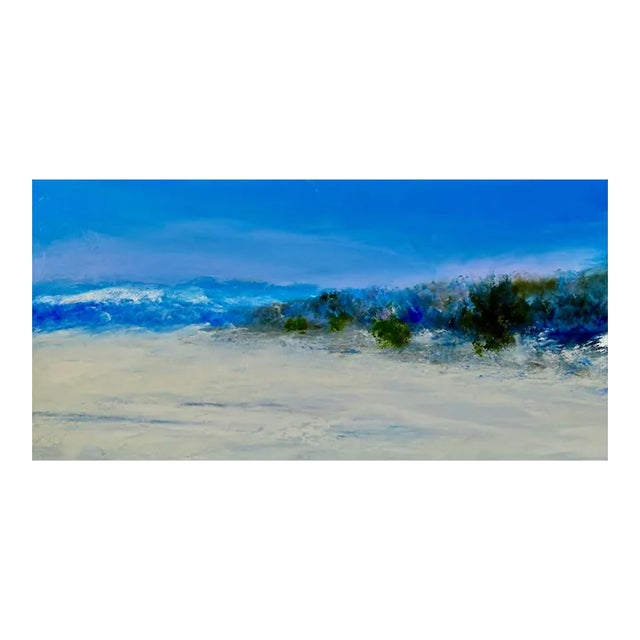 Goose Pond-Winter Landscape in Oil by Rich Gombar | Chairish