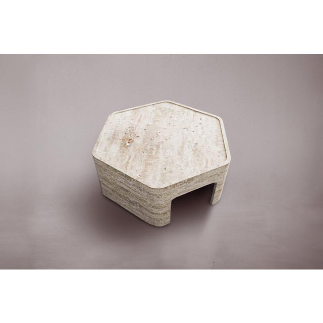 Caverne Travertine Coffee Table | Chairish