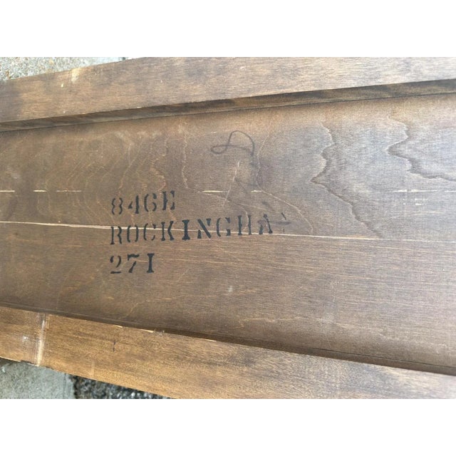 Temple Stuart Rockingham Collection Solid Walnut Sawbuck Trestle Dining ...