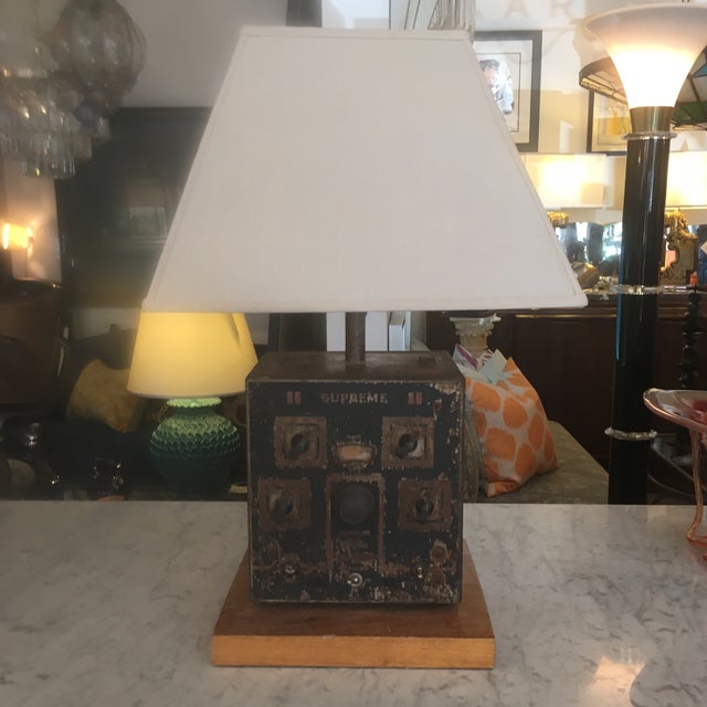 Vintage Transistor Radio Repurposed Into Tabletop/ Desktop Lamp | Chairish