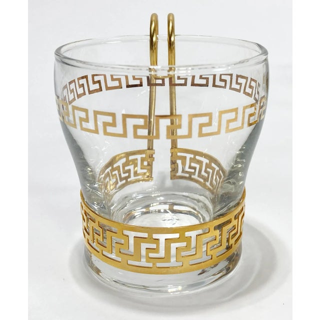 Vintage Hollywood Regency Greek Key Libby Glass Co. Coffee Cups, Set of ...