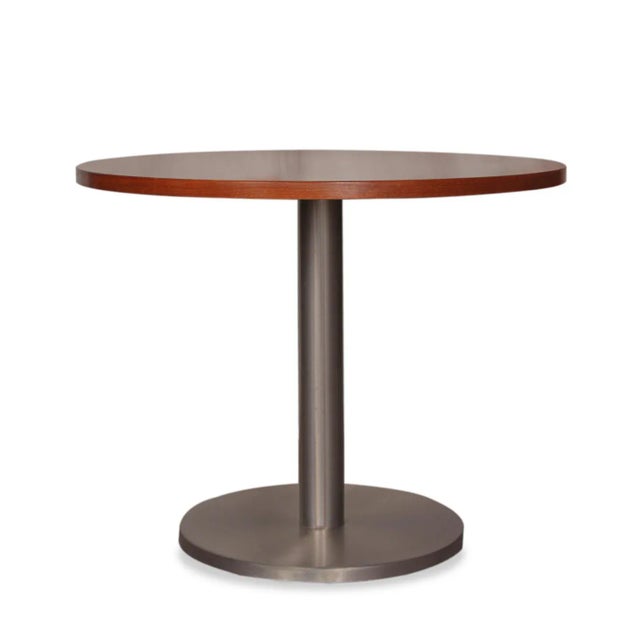 West Coast Industries Wci Flat Round Dining Table | Chairish