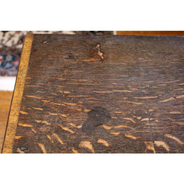 Circa 1730 English Country Oak Lowboy or Dressing Table | Chairish