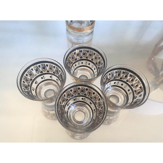 Mid-Century Modern Fred Press Cocktail Set With 1 Pitcher and 4 Shot ...