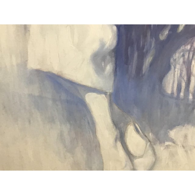 Large Richard a Williams Oil Painting-34 by 56 Inches | Chairish