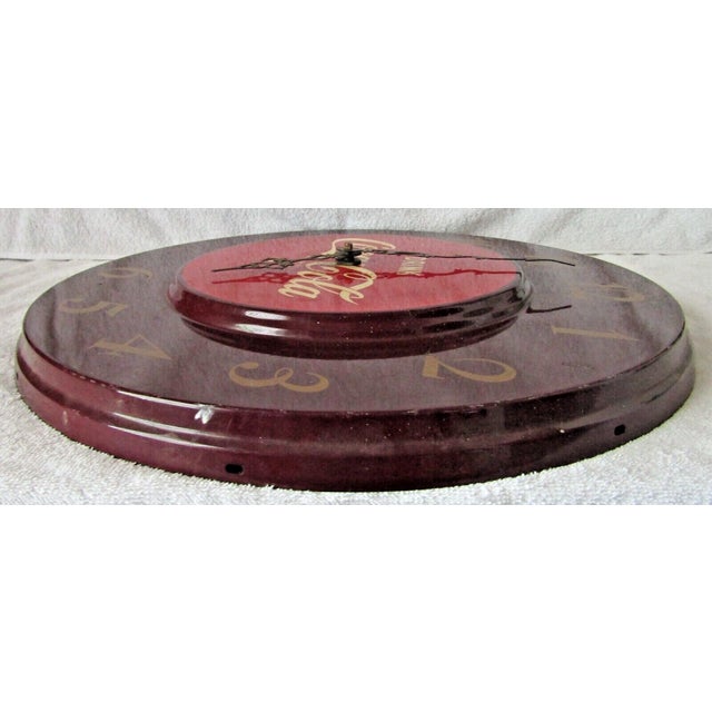 Coca Cola 1951 American Time Corp Ac-400 Quartz Battery Wall Clock ...