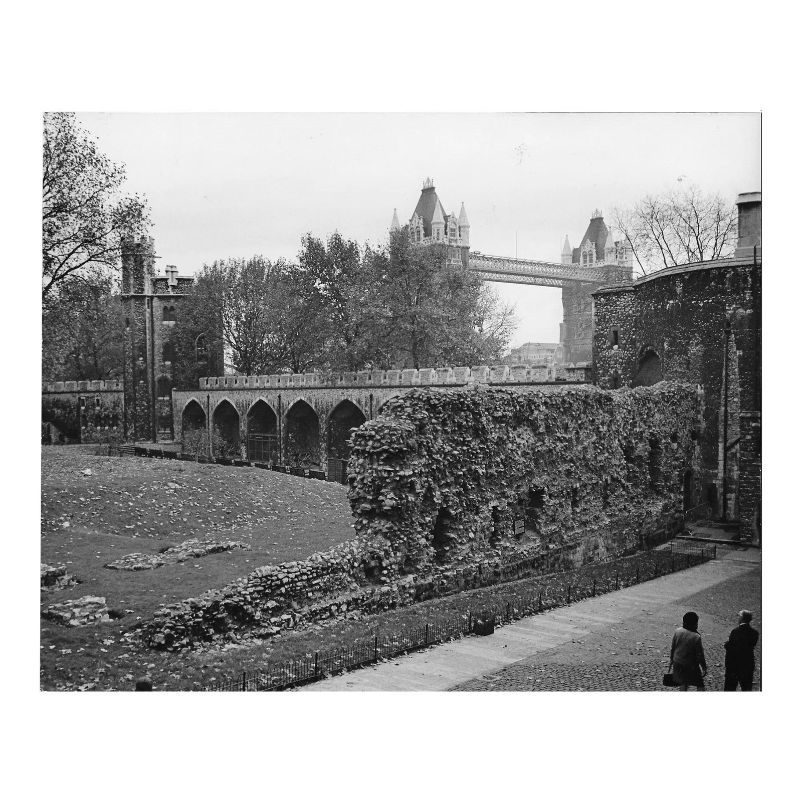 1968 Tower Bridge From Tower of London Photograph by Don Ware | Chairish