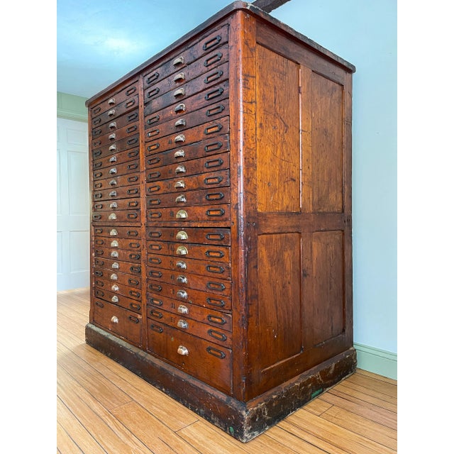 1920s Antique Flat File Cabinet | Chairish