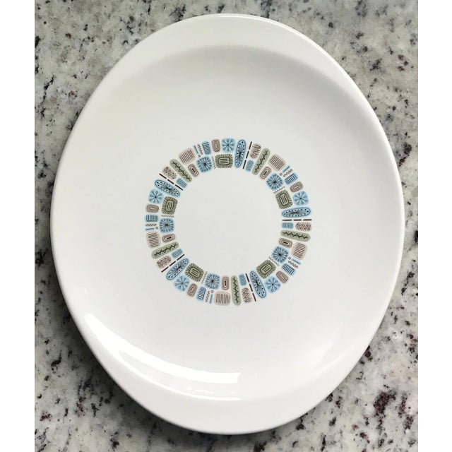 Mid-Century Modern Canonsburg Pottery Temporama Atomic Oval Platters ...