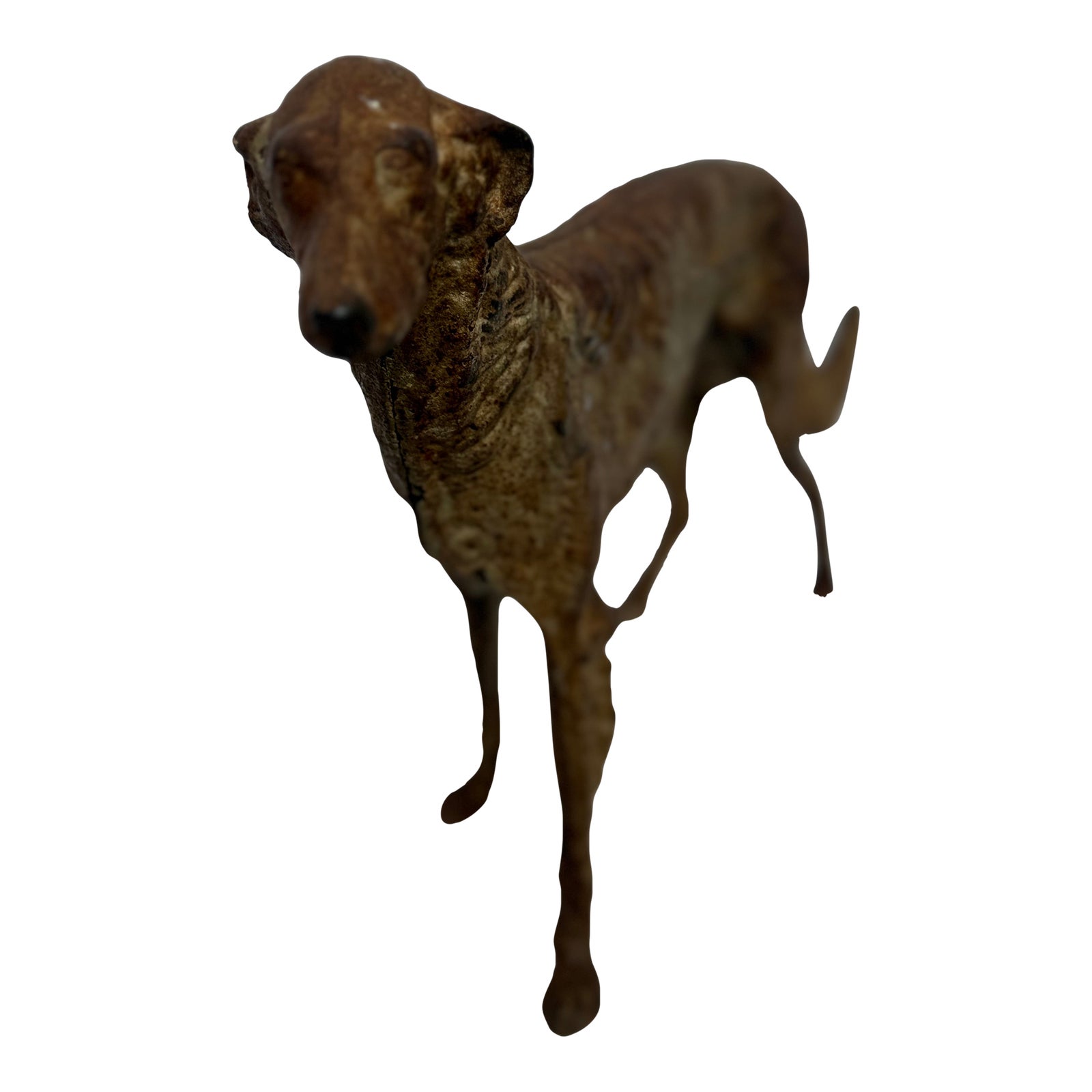 1920s Unique Cast Iron Hubley Borzoi | Chairish