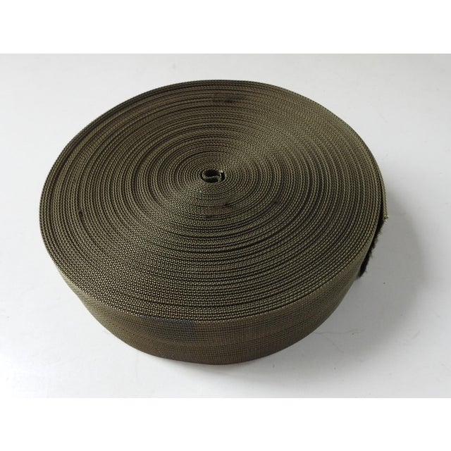Roll Dark Olive Green Nylon Webbing | Chairish