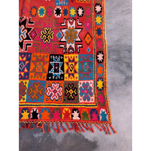 Vintage Moroccan Bohemian Rug | Chairish