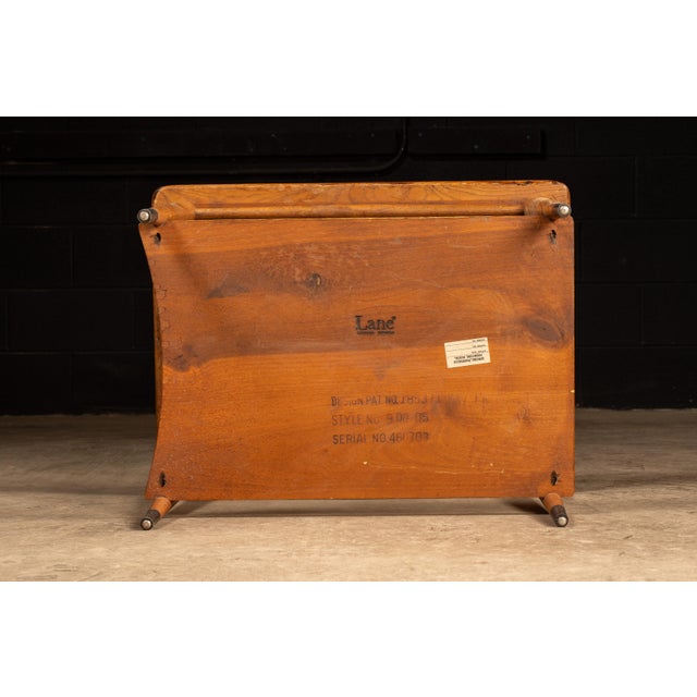 1960s Vintage Lane Walnut Side Table | Chairish
