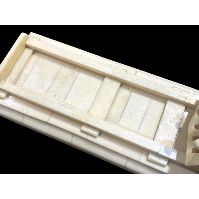 1980s Camel Bone Train Set - 4 Pieces | Chairish