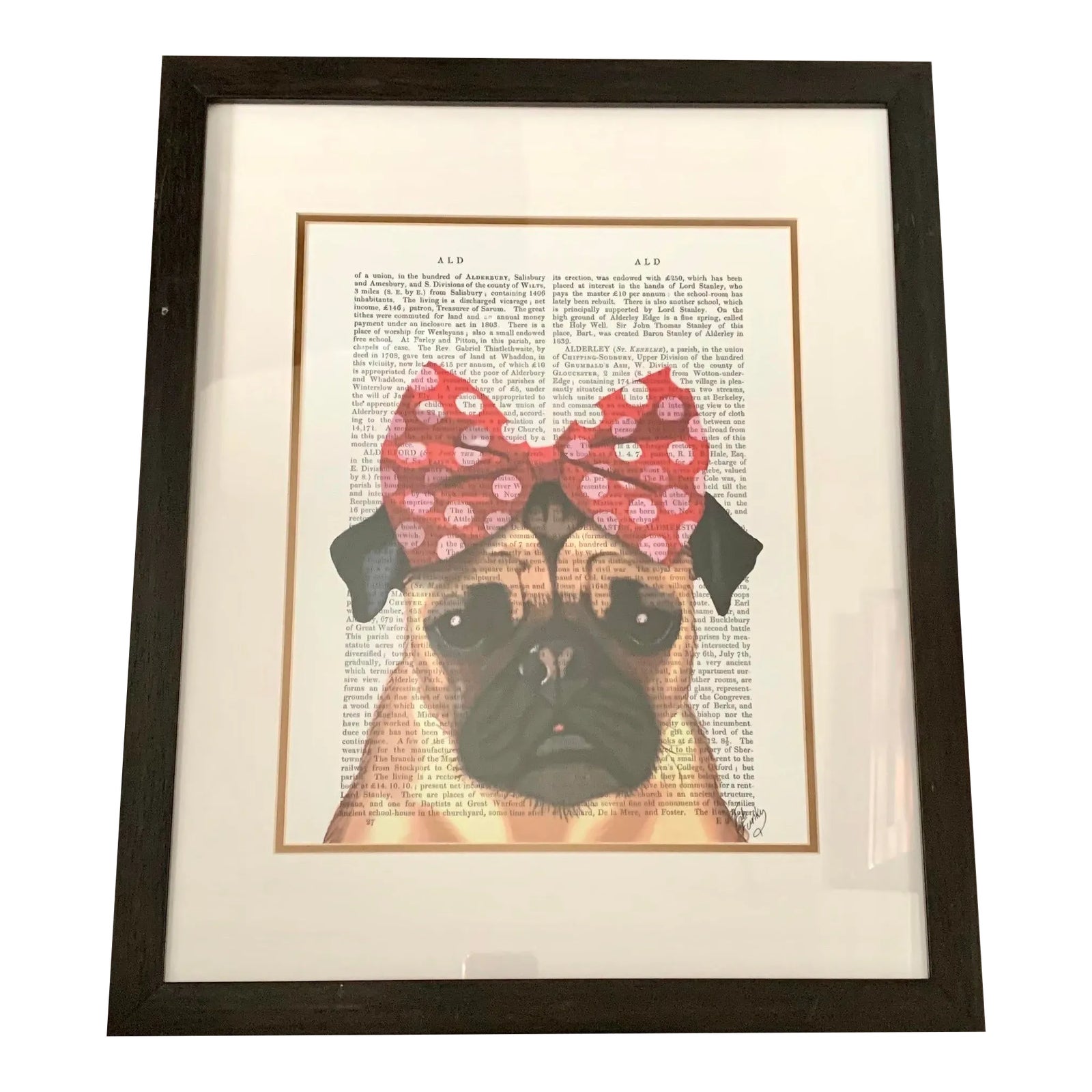 Mrs Dog Limited Edition Print - Framed and Signed | Chairish