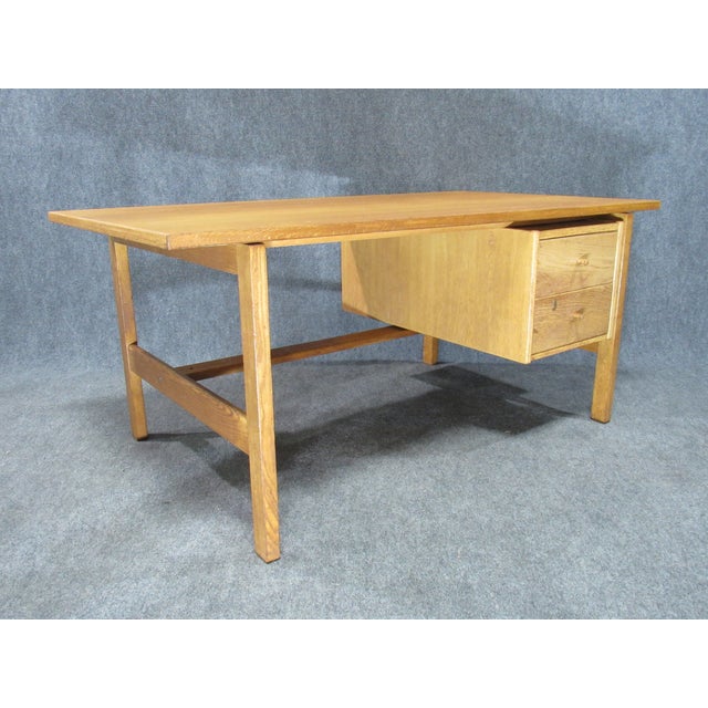 Model 156 Oak Desk by Hans Wegner for GETAMA | Chairish