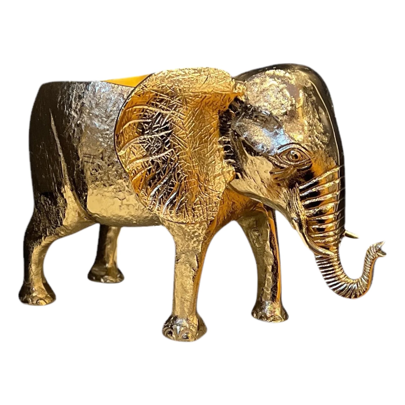 Handmade Solid Brass Elephant Beverage Cooler – Large Ice Bucket From ...