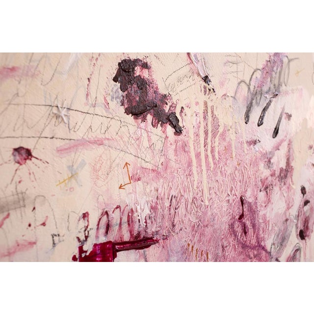 Large Original Abstract Painting on Canvas by Margot Sinclair | Chairish