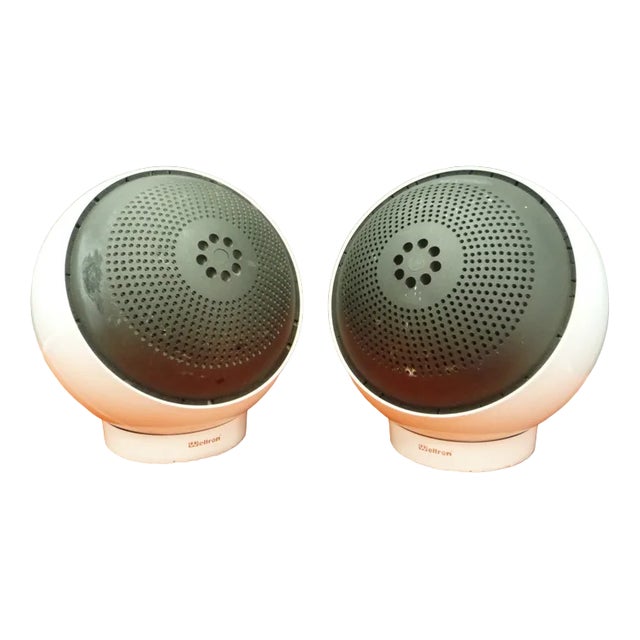 Space-Age Weltron 2003 Sphere Speakers, 1960s, Set of 2 | Chairish