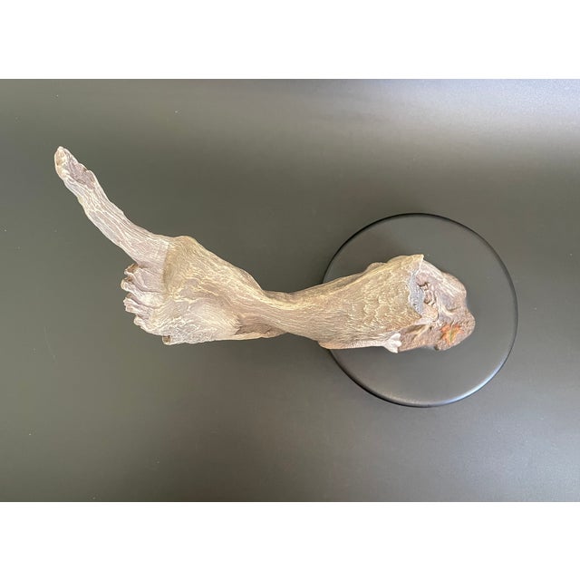 Rick Cain Limited Edition Sculpture "Leaping Wolf" | Chairish