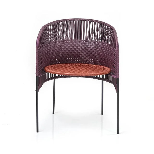 Violet Orange Caribe Chic Dining Chairs by Sebastian Herkner, Set of 2 ...