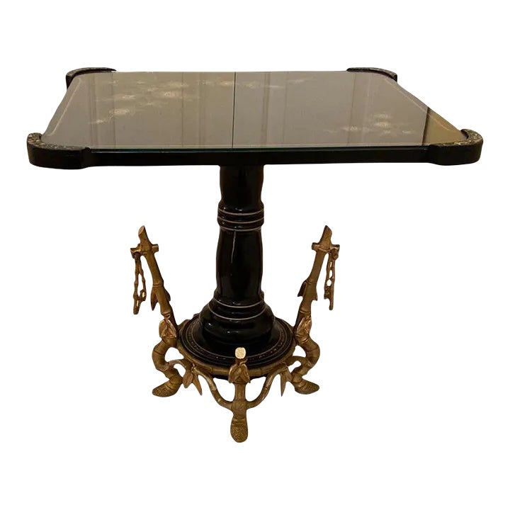 Late 19th Century French Low Table With Aesthetic Movement Ormolu Base by Maison Giroux 1870's ...