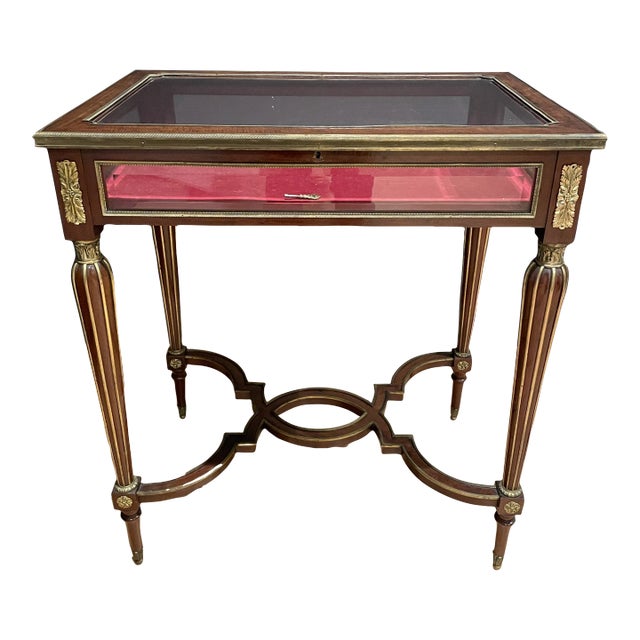 Late 19th Century C. Mellier & Co. Louis XVI Style Gilt Bronze Mounted ...