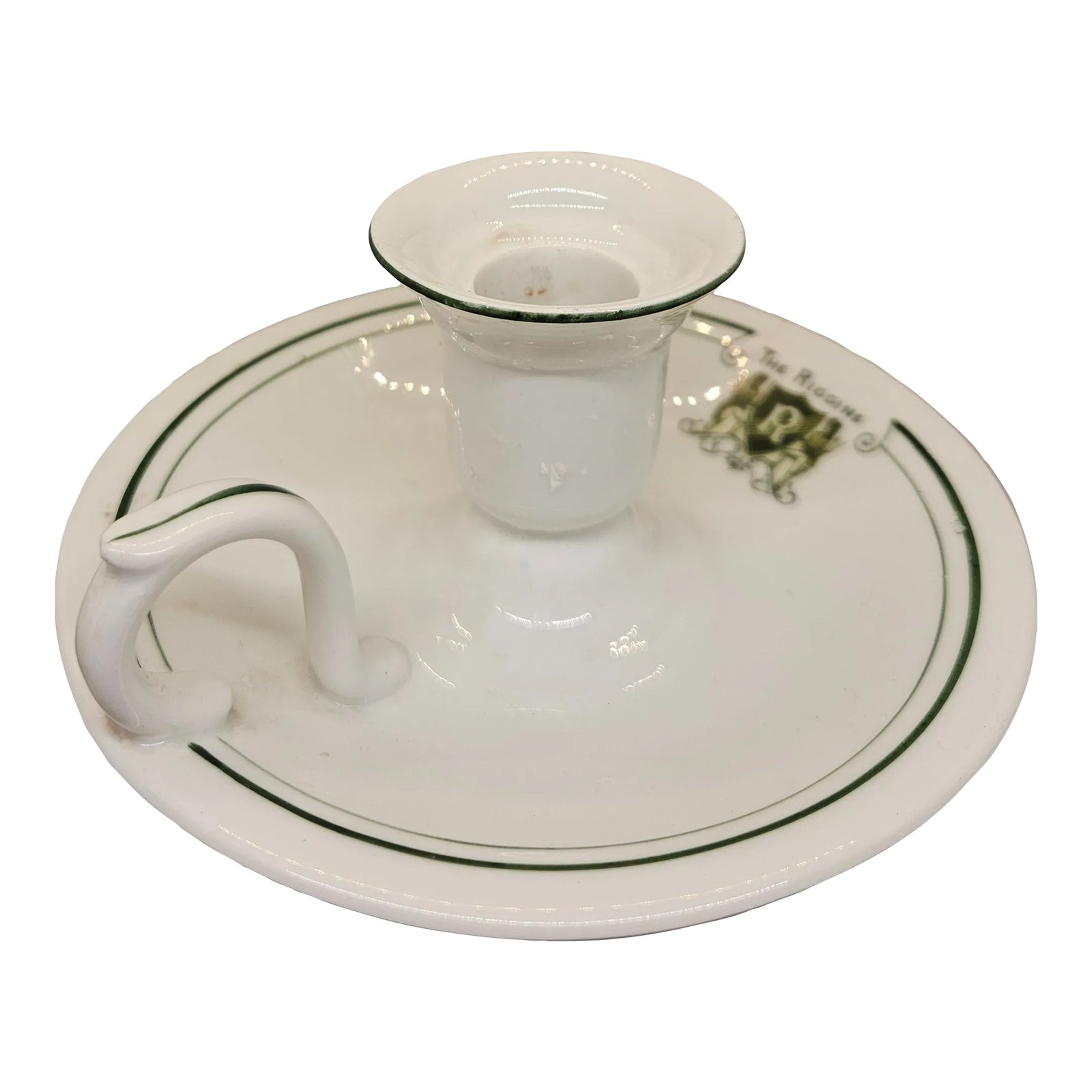 Antique Albert Pick Nam Buffalo China Match Holder Ashtray ...